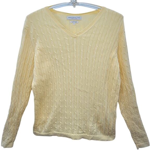 Izod | Sweaters | Izod Club International Tour Vintage Ladies Cable ...